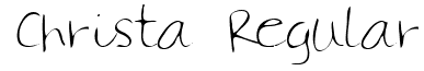 Christa Regular Font: Free Download | MaisFontes