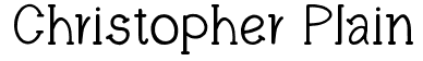 Christopher Plain: Download Free Font | MaisFontes