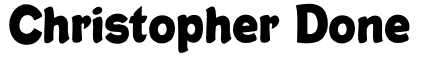 Christopher Done: Free Font Download | MaisFontes