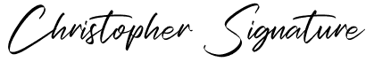 Christopher Signature: Free Font Download | MaisFontes