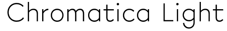 Chromatica Light: Free Font Download | MaisFontes