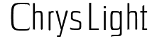 Chrys Light Font: Free Download | MaisFontes