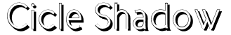Cicle Shadow Font: Free Download | MaisFontes
