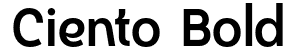 Ciento Bold Font: Free Download | MaisFontes