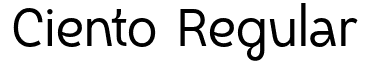Ciento Regular: Download Free Font | MaisFontes