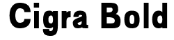 Cigra Bold: Download Free Font | MaisFontes