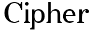 Cipher: Free Font Download | MaisFontes