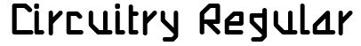 Circuitry Regular: Free Font Download | MaisFontes