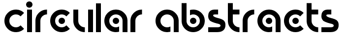 Circular Abstracts: Free Font Download | MaisFontes