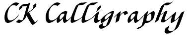 CK Calligraphy: Free Font Download | MaisFontes