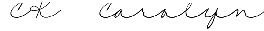 CK Carolyn: Free Font Download | MaisFontes