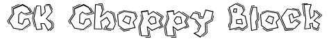 CK Choppy Block: Free Font Download | MaisFontes
