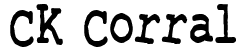 CK Corral: Free Font Download | MaisFontes