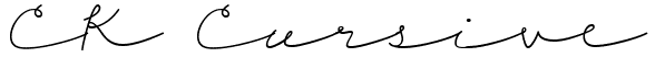 CK Cursive: Free Font Download | MaisFontes