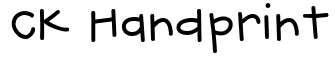 CK Handprint: Free Font Download | MaisFontes