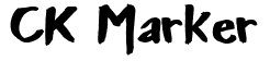 CK Marker: Free Font Download | MaisFontes