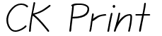 CK Print: Free Font Download | MaisFontes