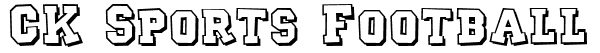 CK Sports Football: Free Font Download | MaisFontes