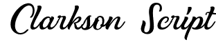 Clarkson Script Font: Free Download | MaisFontes