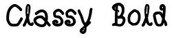 Classy Bold: Baixar Fonte Grátis | MaisFontes