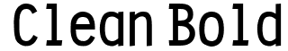 Clean Bold: Free Font Download | MaisFontes
