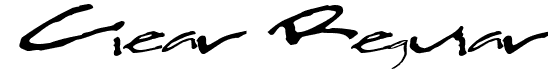 Clear Regular Font: Free Download | MaisFontes