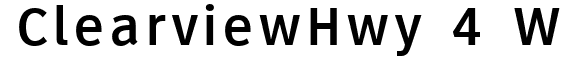 ClearviewHwy 4 W: Free Font Download | MaisFontes