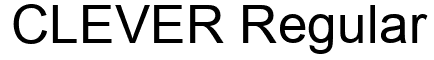 CLEVER Regular: Free Font Download | MaisFontes