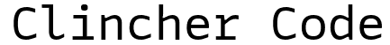 Clincher Code Font: Free Download | MaisFontes