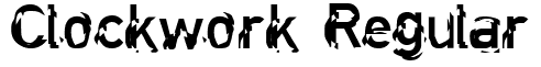 Clockwork Regular: Free Font Download | MaisFontes