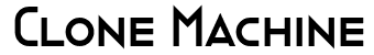 Clone Machine Font: Free Download | MaisFontes