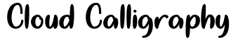 Cloud Calligraphy: Free Font Download | MaisFontes