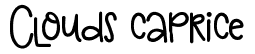 Clouds caprice: Free Font Download | MaisFontes