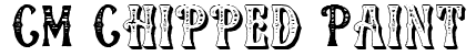 CM Chipped Paint Font: Free Download | MaisFontes
