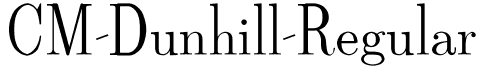 CM Dunhill Regular: Free Font Download | MaisFontes