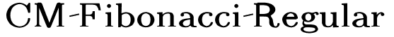 CM Fibonacci Regular Font: Free Download | MaisFontes