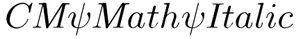 CM Math Italic: Free Font Download | MaisFontes
