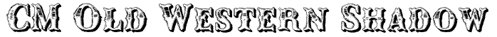 CM Old Western Shadow: Free Font Download | MaisFontes