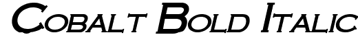 Cobalt Bold Italic: Baixar Fonte Grátis | MaisFontes