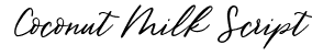Coconut Milk Script: Free Font Download | MaisFontes
