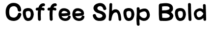 Coffee Shop Bold: Free Font Download | MaisFontes