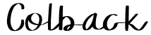 Colback: Free Font Download | MaisFontes