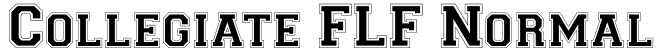 Collegiate FLF Black: Free Font Download | MaisFontes
