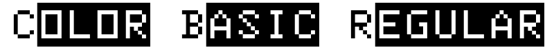 Color Basic Regular: Free Font Download | MaisFontes