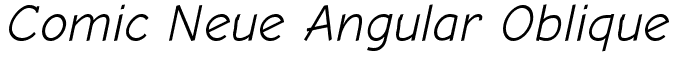 Comic Neue Angular: Download Free Font | MaisFontes