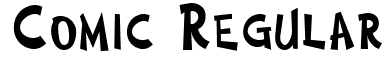 Comic Regular: Free Font Download | MaisFontes
