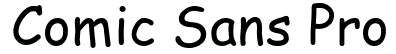 Comic Sans Pro Família de Fontes: Baixe Grátis | MaisFontes