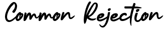 Common Rejection: Free Font Download | MaisFontes