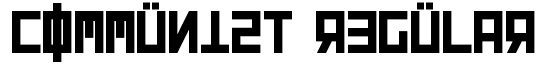 Communist Regular: Free Font Download | MaisFontes