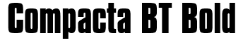 Compacta Bold: Download Free Font | MaisFontes